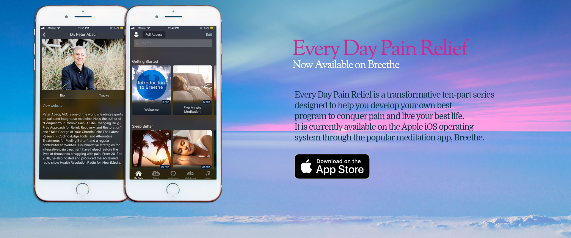 Peter Abaci MD – SEE IT, BELIEVE IT, ACHIEVE IT!